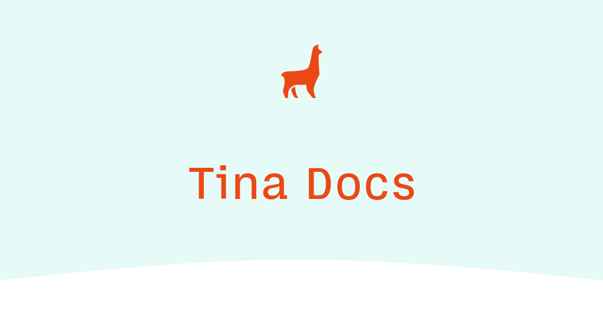 Tina Docs | TinaCMS Docs